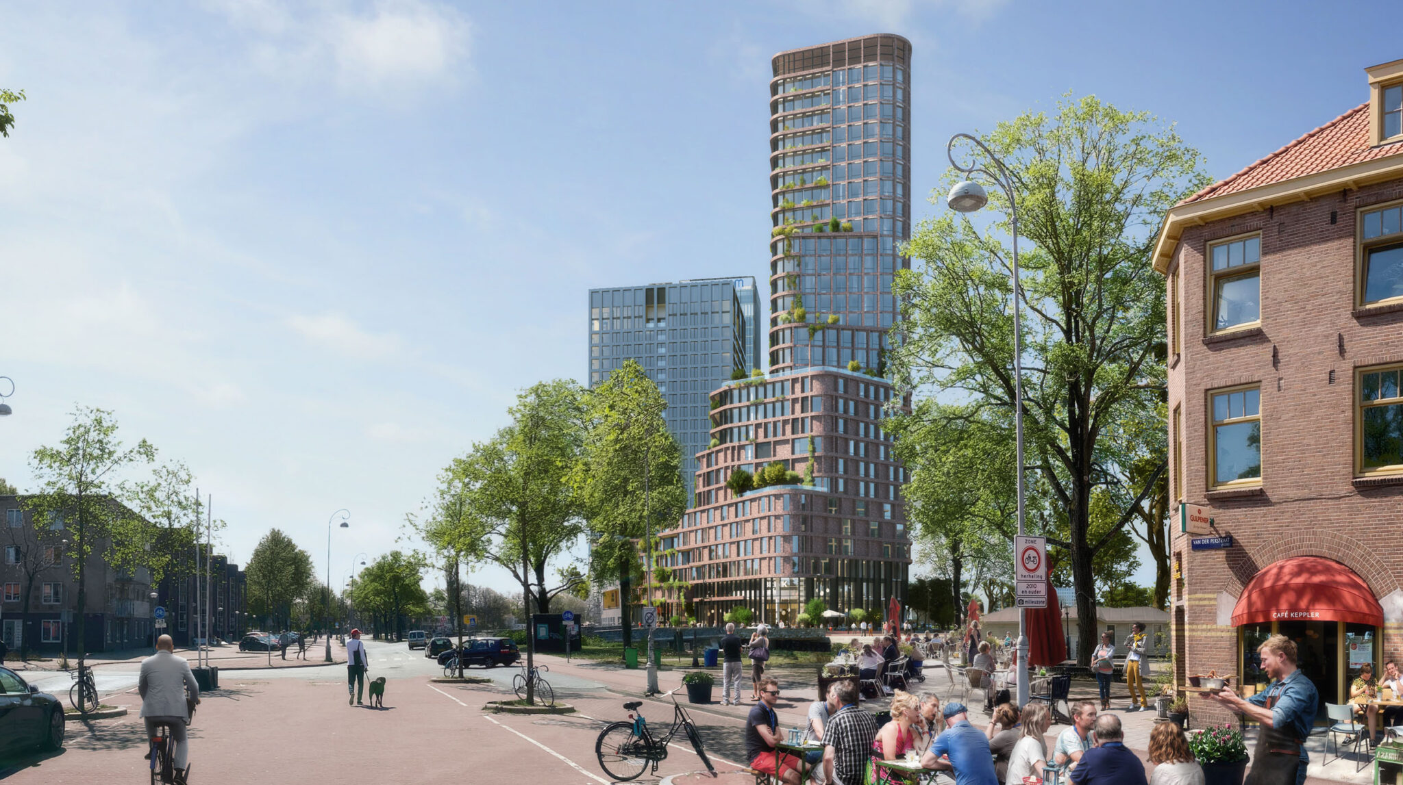 Hoogbouw kavel 7 Overhoeks in Amsterdam “BrinkToren”